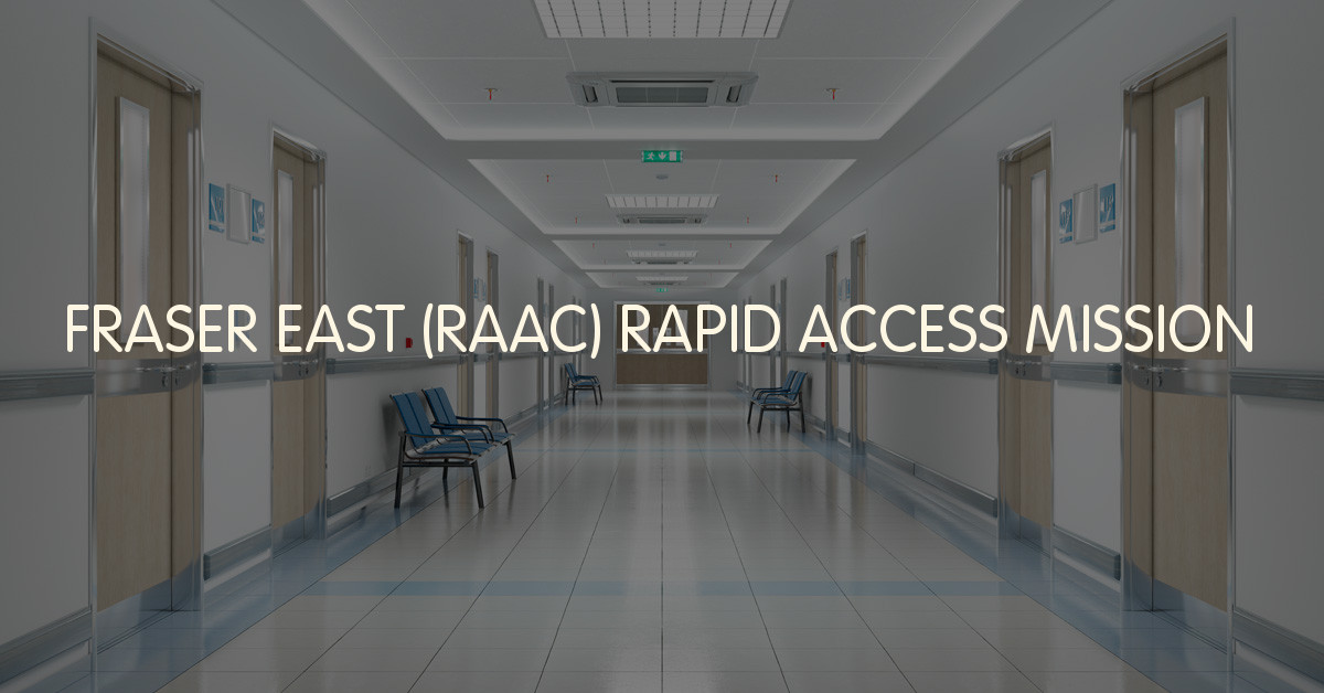 FRASER EAST (RAAC) RAPID ACCESS MISSION, Mission, British Columbia