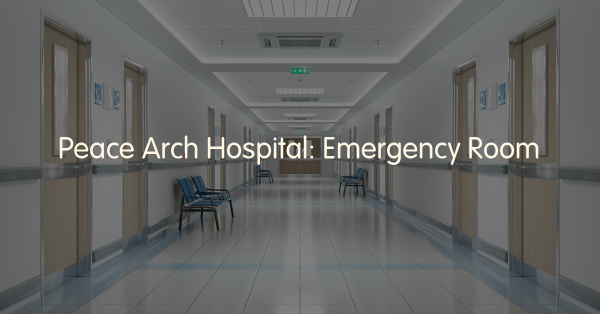 Peace Arch Hospital: Emergency Room, White Rock, British Columbia