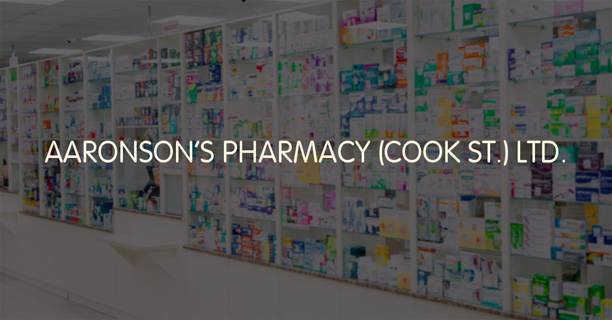 AARONSON'S PHARMACY (COOK ST.) LTD., Victoria, British Columbia
